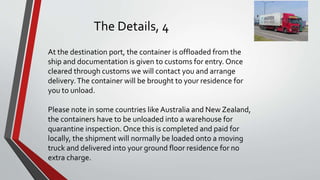 UPakWeShip self load shipping containers | PPTX | Logistics and ...