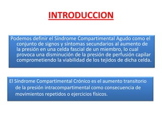 SINDROME COMPARTIMENTAL | PPTX