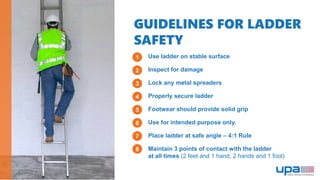 Utility Partners of America: Ladder Safety Month 2019 | PPT