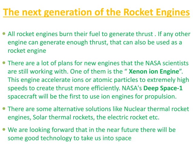 CRYOGENIC ROCKET ENGINE | PPTX | Chemistry | Science