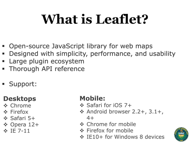 Up and Running with Leaflet.js
