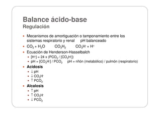 Alteraciones del equilibrio ácido-base | PDF