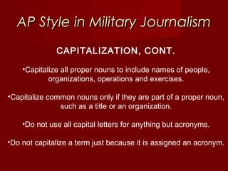 UPAR 2017 08 Associated Press Style | PPT