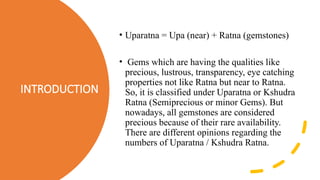 UPARATNA And their importance in Rasashastra | PPTX