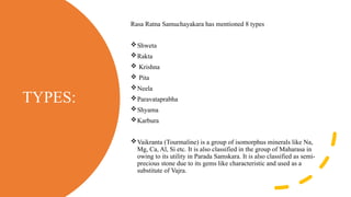 UPARATNA And their importance in Rasashastra | PPTX