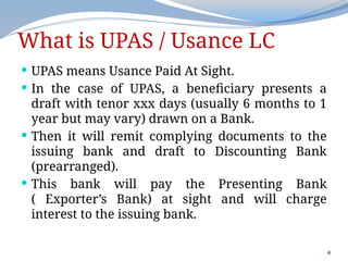 UPAS Financing an Overview of Letter of Credit | PPT