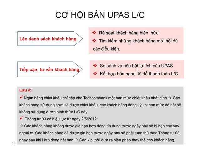 Upas lc training material final | PPTX