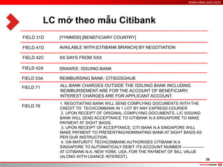 Upas lc training material final | PPTX