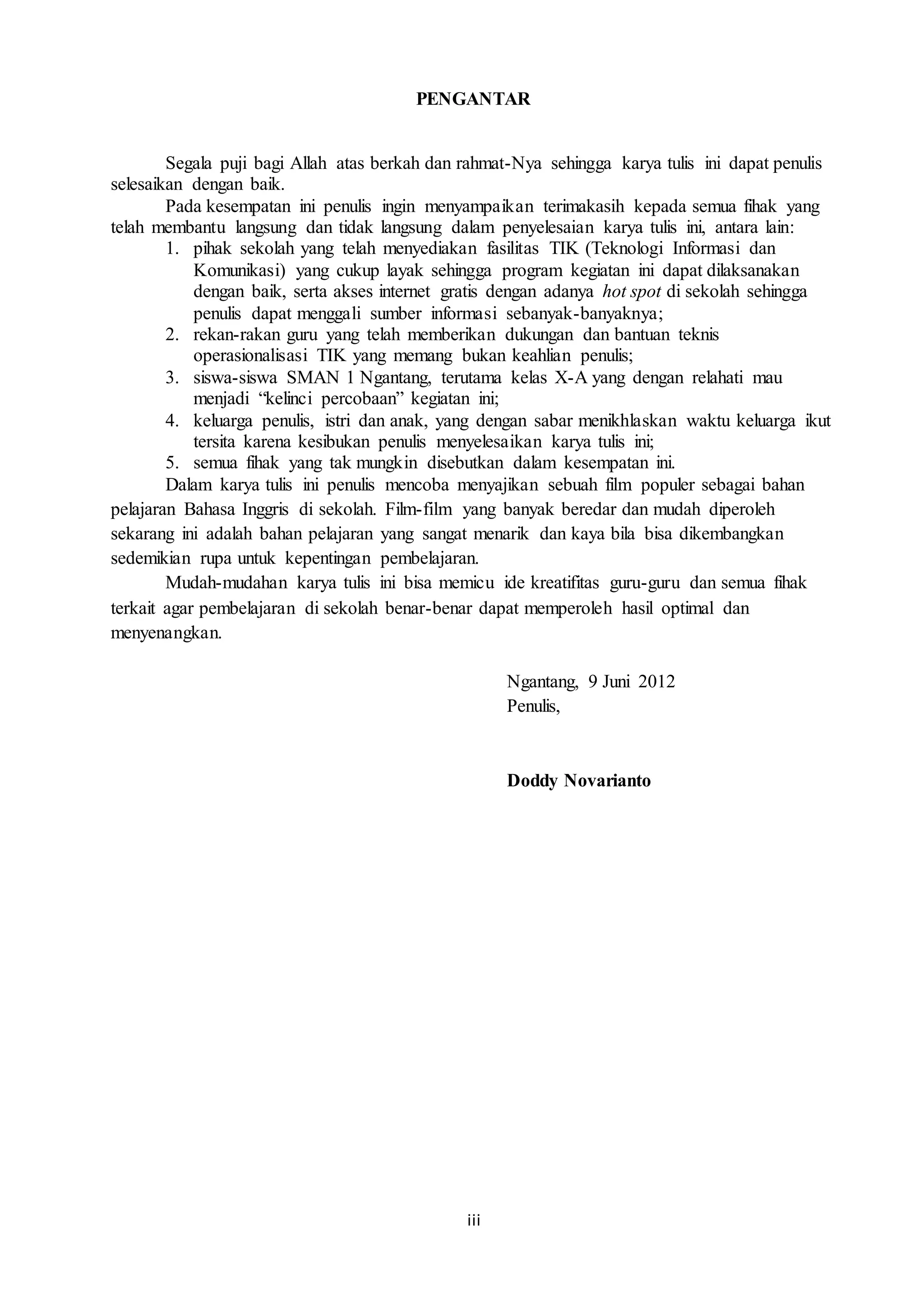 Film "Up" as pengembangan bahan ajar | DOCX