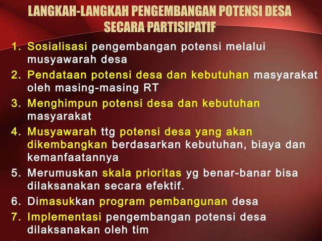 Upaya Membangun Desa Produktif | PPT Upaya Membangun Desa Produktif | PPT