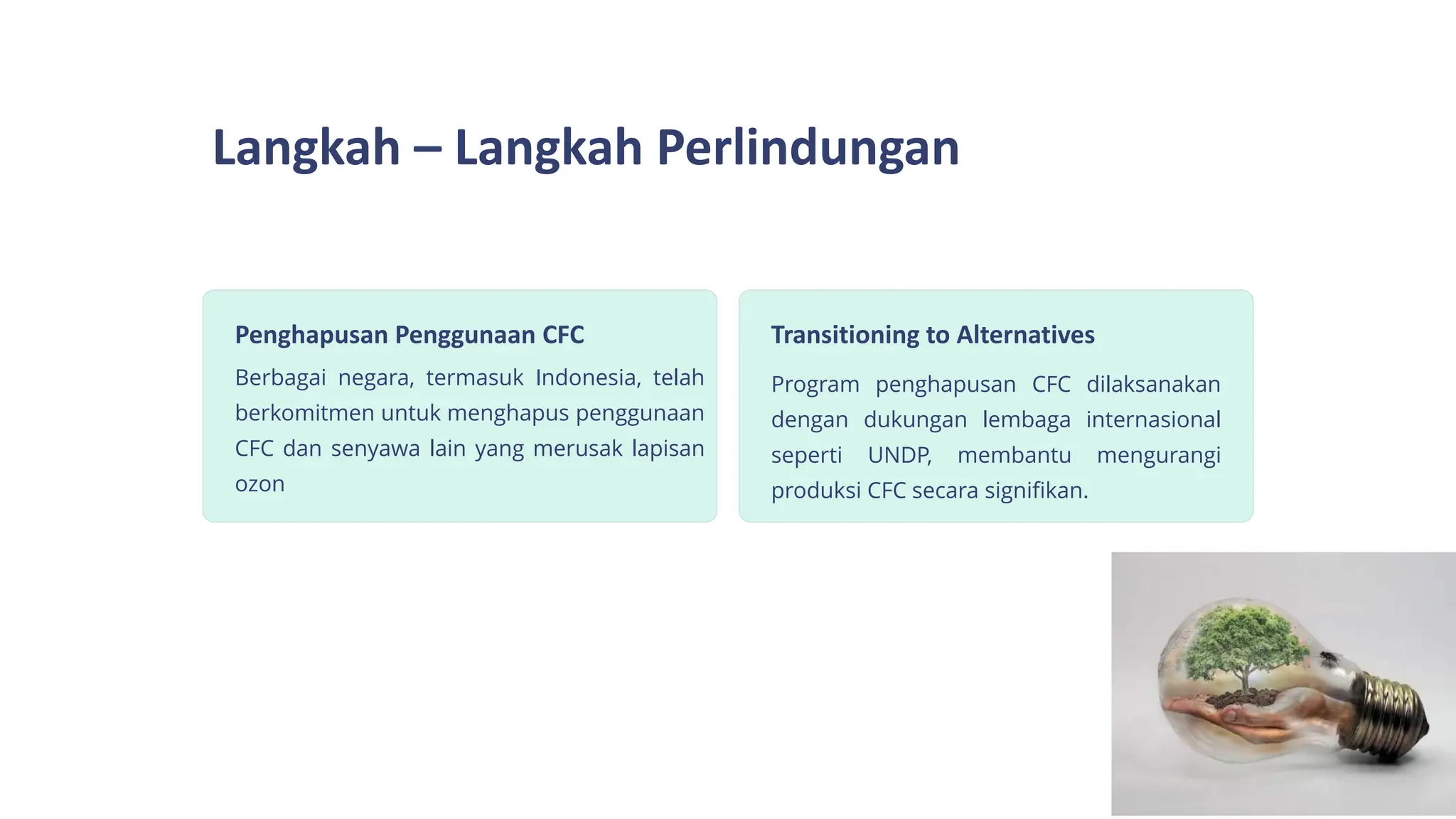 Upaya Untuk Mengurangi Penipisan Lapisan Ozon | PPT