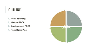 upaya menjaga mutu dengan metode PDCA KEL 4 | PPTX