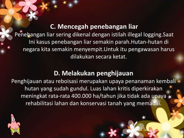 Upaya pelestrian htan | PPT