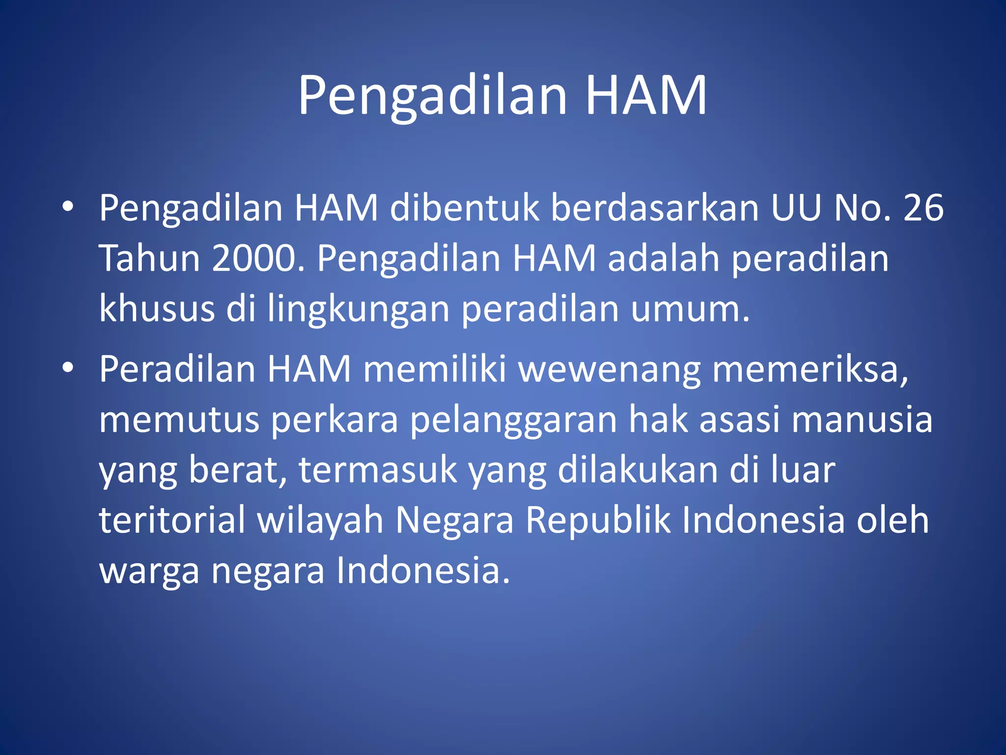 Upaya pemerintah menegakkan ham | PPT