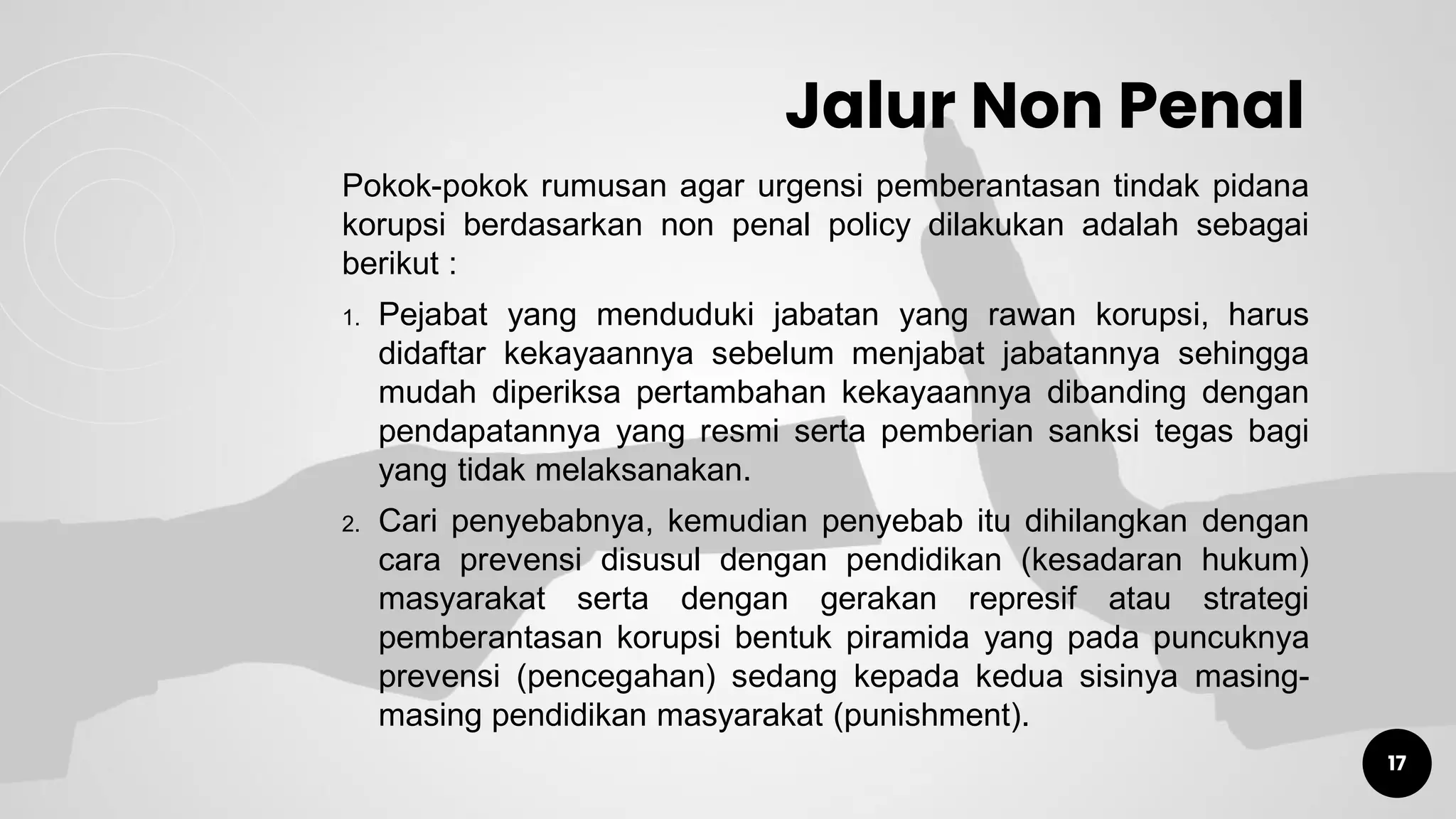 Upaya Penanganan Korupsi Penal dan Non penal.pdf