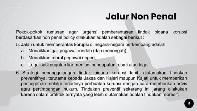 Upaya Penanganan Korupsi Penal dan Non penal.pdf