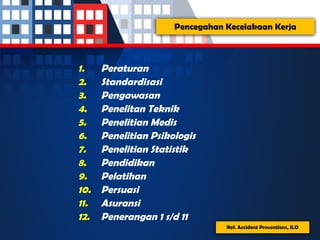 UPAYA PENCEGAHAN KECELAKAAN KERJA DIAREA PROYEK.pptx