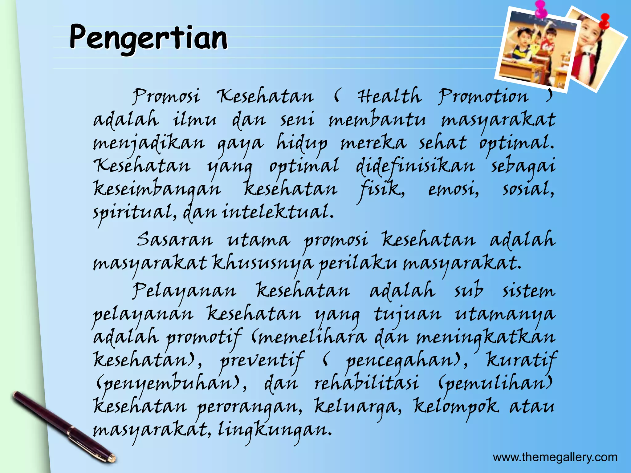 Upaya promkes dalam pelayanan kebidanan promotif, preventif | PPTX