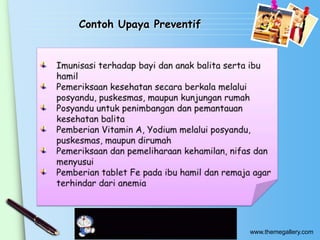 Upaya promkes dalam pelayanan kebidanan promotif, preventif | PPTX