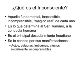 Introducción al Psicoanalisis y a las teorias de Freud | PPT