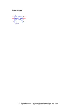 SPICE MODEL of uPC4558C in SPICE PARK | PDF