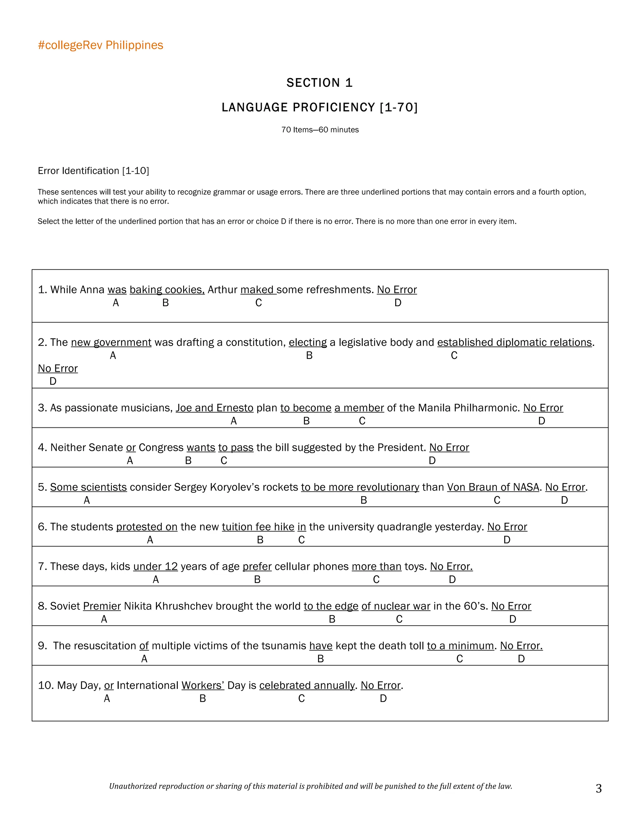 UPCAT-REVIEWER-INTRODUCTION.pdf college entrance exam | PDF