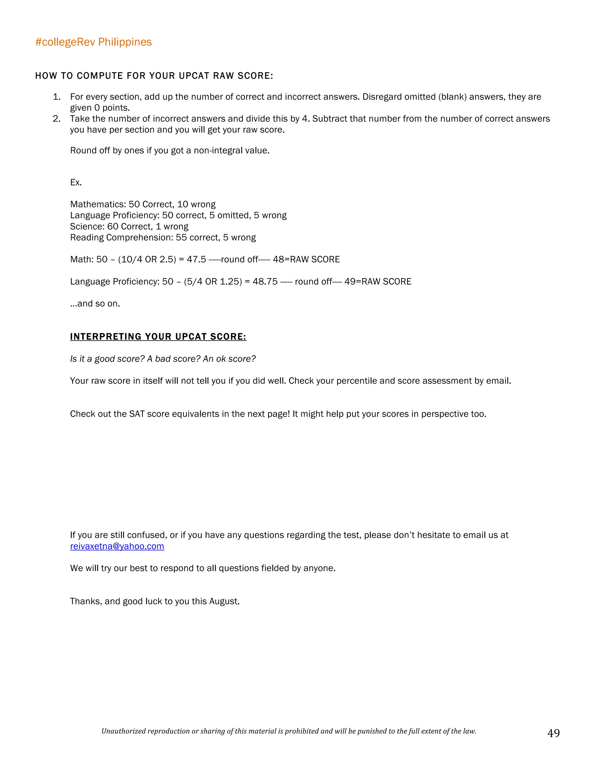 UPCAT-REVIEWER-INTRODUCTION.pdf college entrance exam | PDF