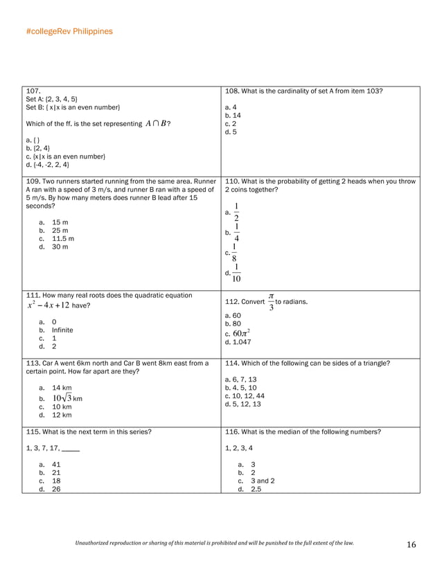 UPCAT-REVIEWER-INTRODUCTION.pdf college entrance exam | PDF