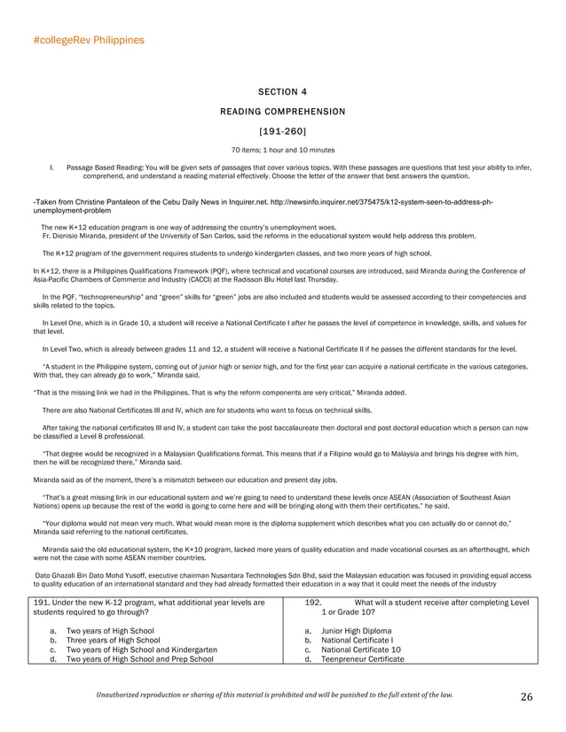 UPCAT-REVIEWER-INTRODUCTION.pdf college entrance exam | PDF