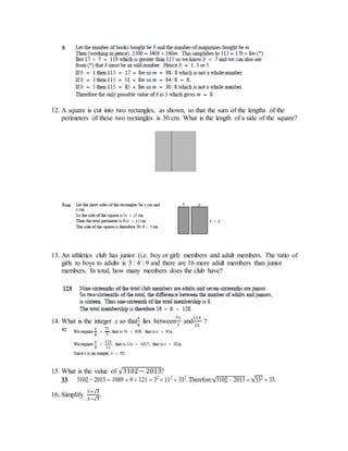 Upcat math 2014 original | DOCX