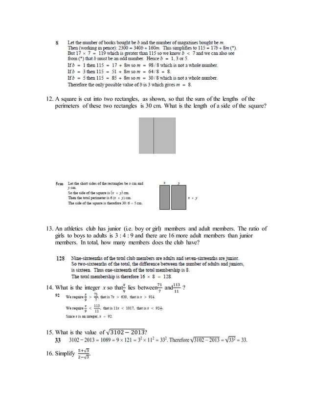 Upcat math 2014 original | DOCX | Physics | Science