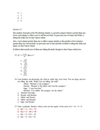 Upcat math 2014 original | DOCX