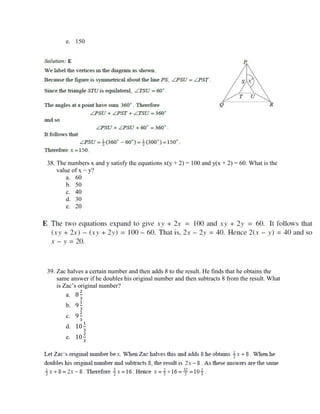 Upcat math 2014 solution | PDF