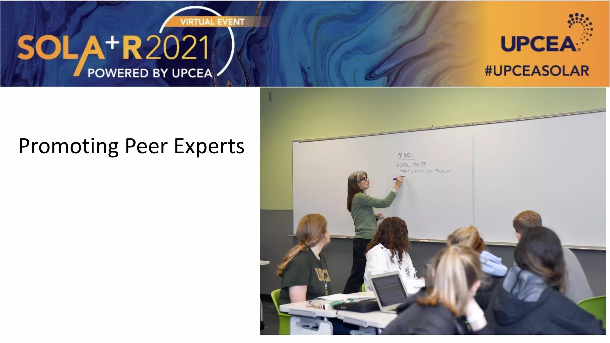 UPCEA SOLA+R presentation: Leveraging the Pivot | PPT