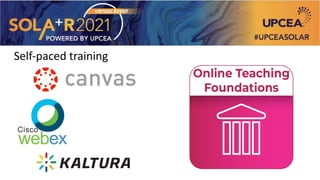 UPCEA SOLA+R presentation: Leveraging the Pivot | PPT