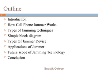 Cell Phone Jammer , Intro | PPT