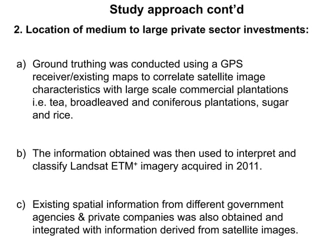 Mapping of Medium to Large Private Sector Investments and their Overlap ...