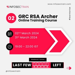 upcoming batches of InfosecTrain .pdf 01 | PDF