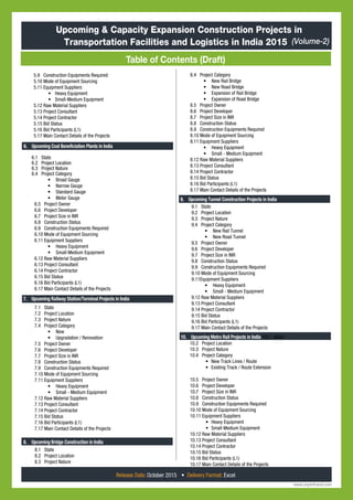 Upcoming construction projects | PDF