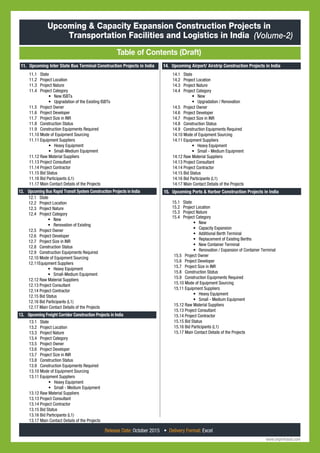 Upcoming construction projects | PDF