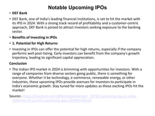 Upcoming IPO in India 2024.ppt