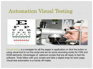 Upcoming new features of selenium in automation testing | PPTX