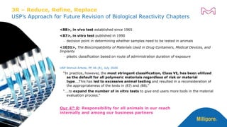 Upcoming USP 665 - Level of Characterization of Single-Use Systems ...