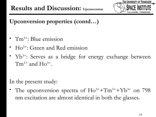 White Light Upconversion Emissions | PPT