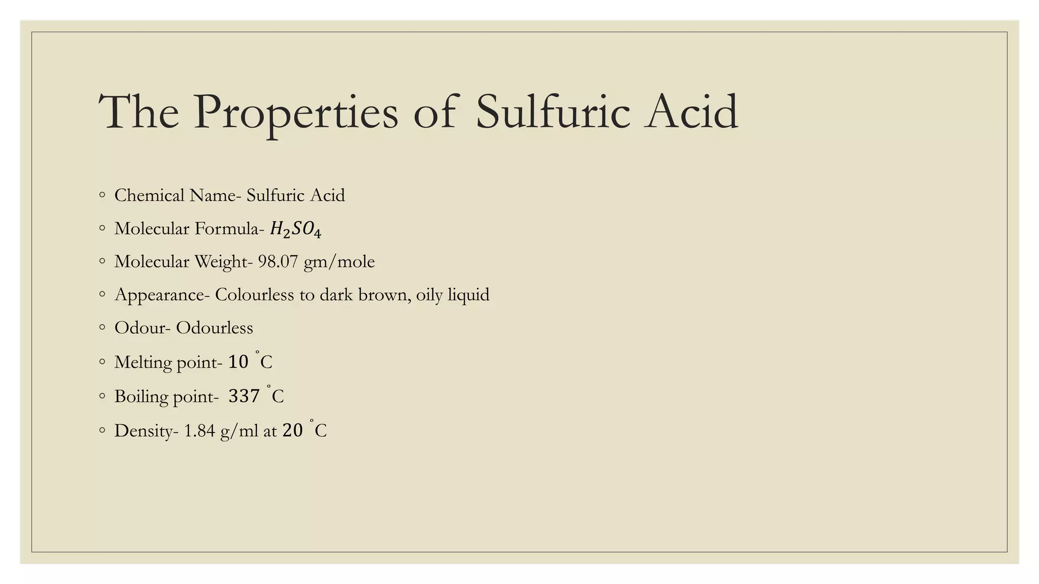 UPCT- sulfuric acid DCDA Method | PPTX