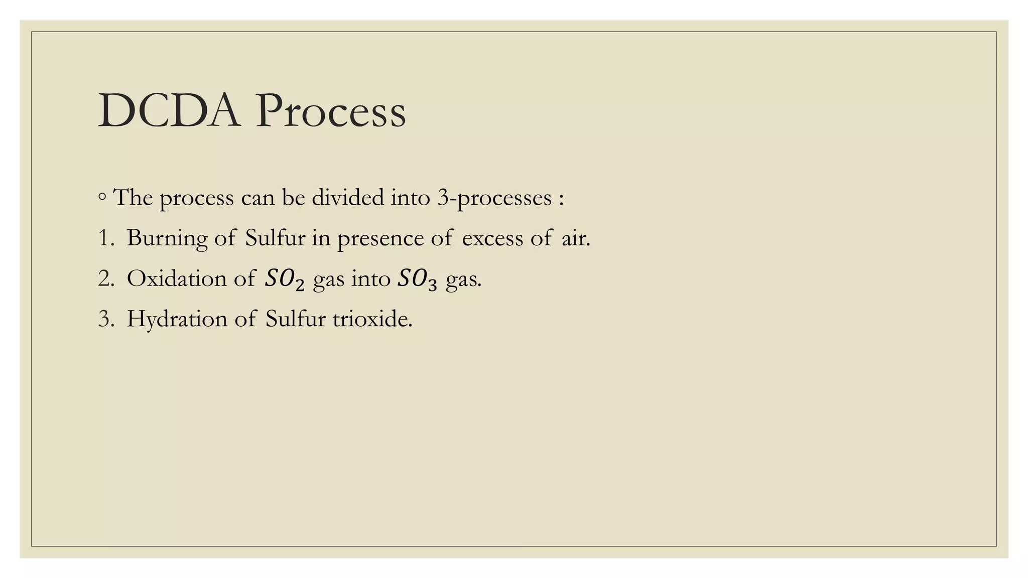 UPCT- sulfuric acid DCDA Method | PPTX