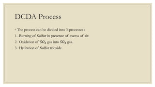 UPCT- sulfuric acid DCDA Method | PPTX