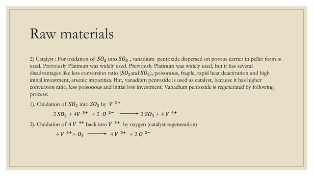 UPCT- sulfuric acid DCDA Method | PPTX | Chemistry | Science