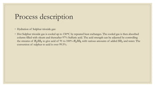 UPCT- sulfuric acid DCDA Method | PPTX