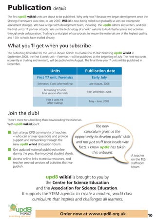 Upd8 Wikid Brochure | PDF